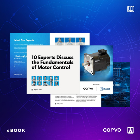 마우저, 코보와 함께 모터 제어 설계의 핵심 과제 및 솔루션을 조명한 새로운 전자책 발간