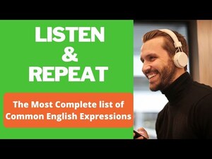 Listen And Repeat Practice | Speak English Like A Native Speaker
